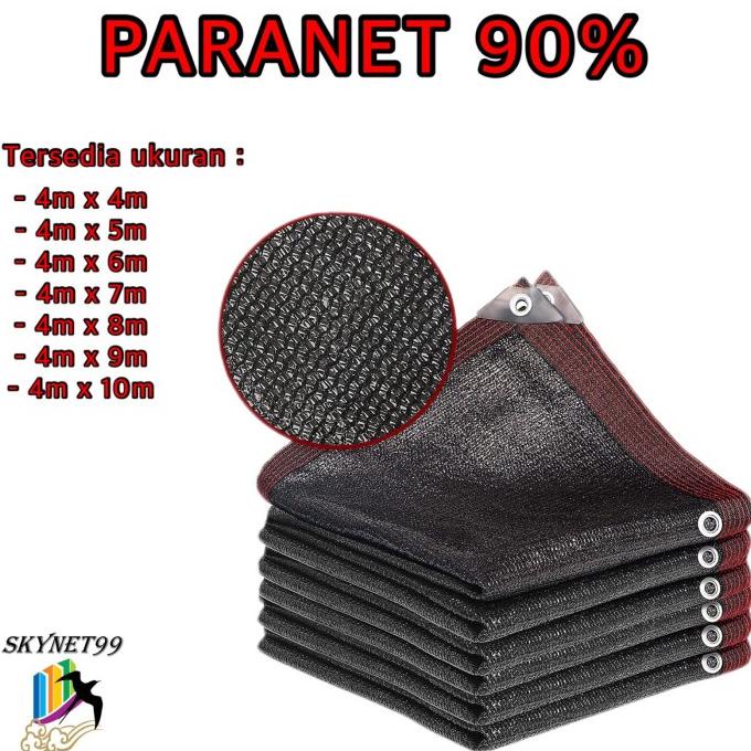 Jual PARANET 90 % / SUNSHADE NET ( UK 4x4 - 4x10 ) | Shopee Indonesia