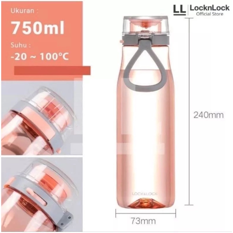 Jual lock n lock botol minum one touch ABF 685 750ml | Shopee Indonesia