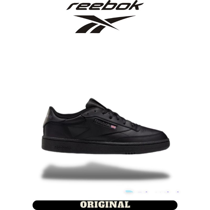 Jual Sepatu Reebok Classic Club' C 85 Black Men's ( 100000153 ...