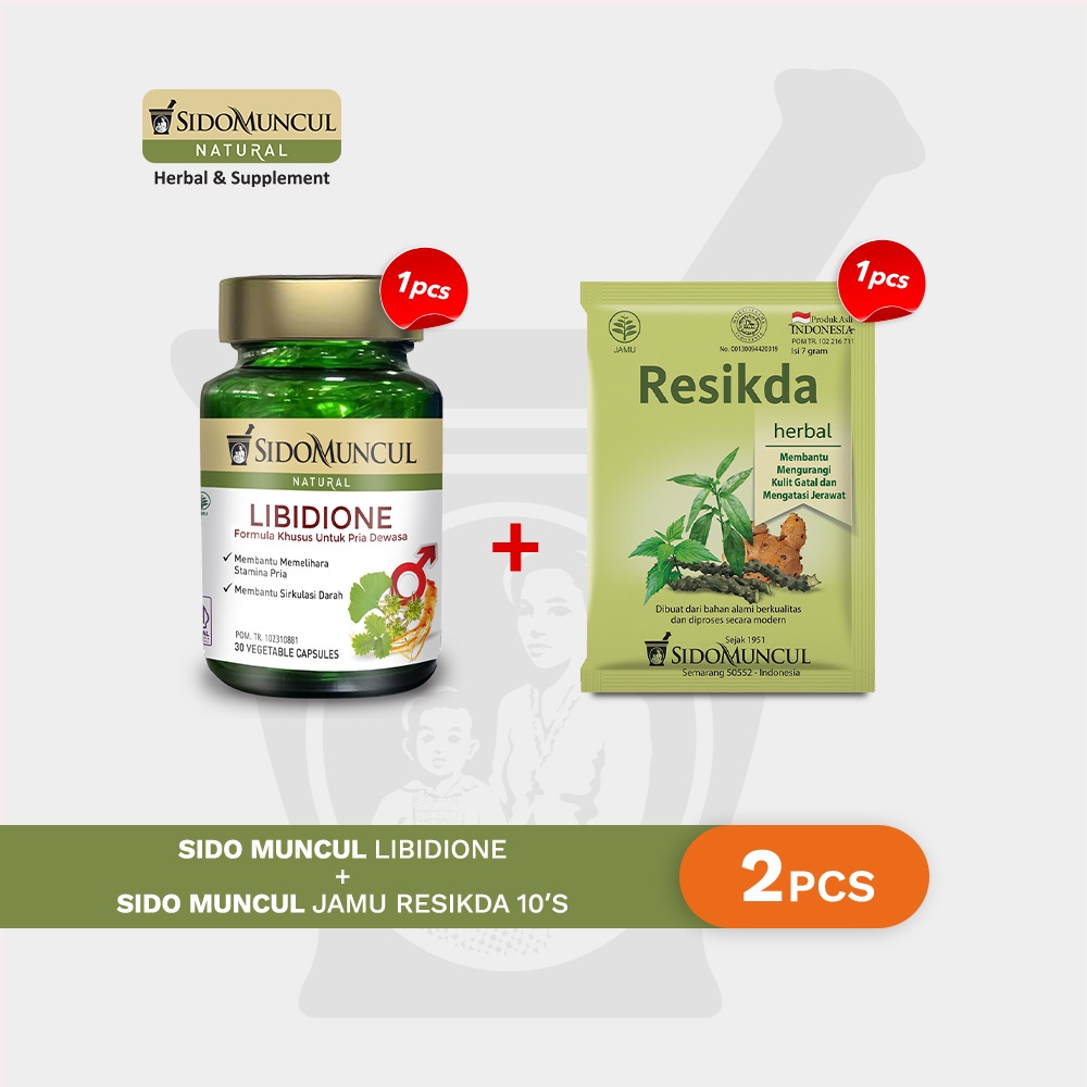 Jual Paket Sido Muncul Libidione 30 Kapsul + Sido Muncul Jamu Resikda ...