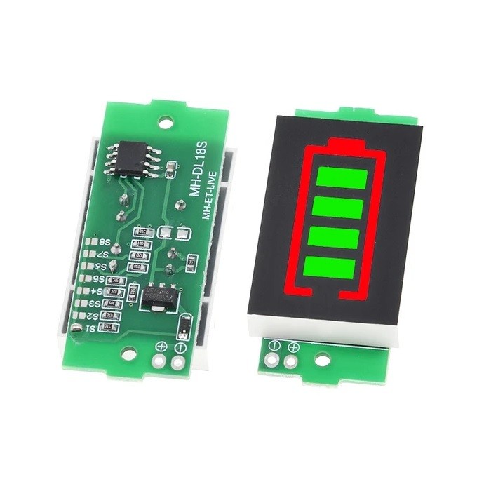 Jual 1S-8S Lithium Battery Level Indicator Capacity Module | Shopee ...