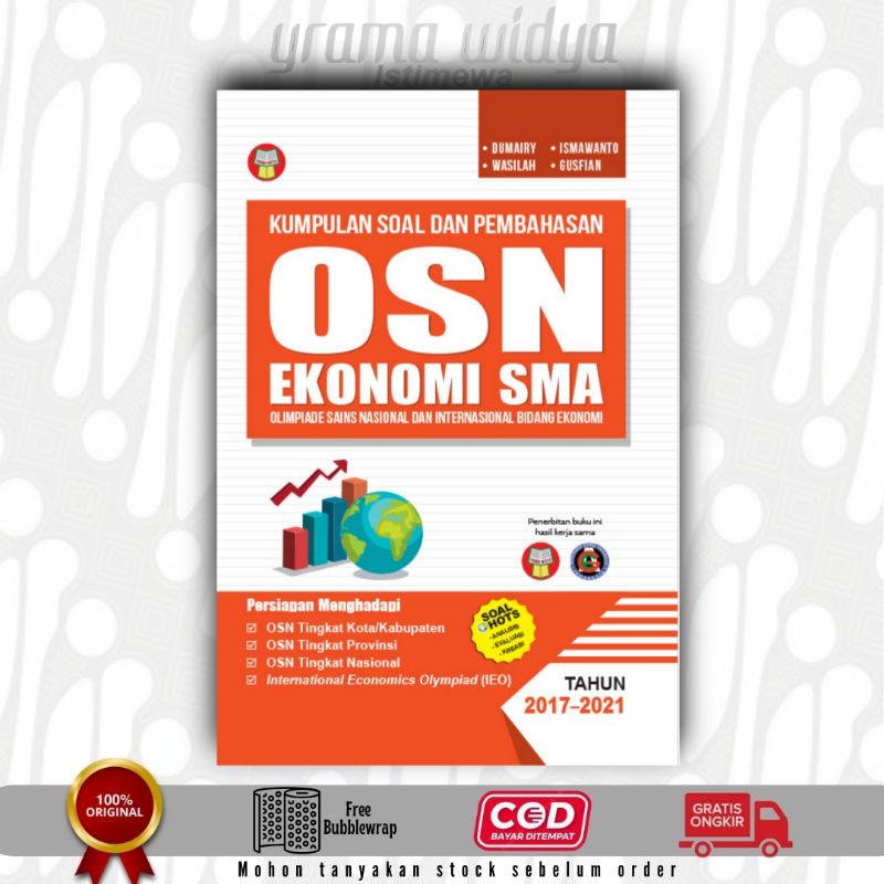 Jual BUKU KUMPULAN SOAL DAN PEMBAHASAN OSN EKONOMI SMA, PENERBIT YRAMA WIDYA | Shopee Indonesia