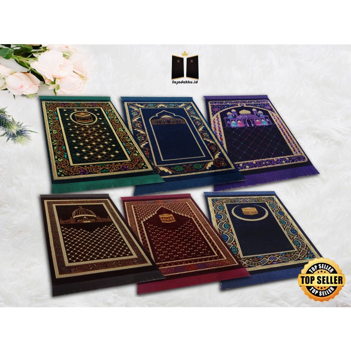 Jual Sajadah Sholat Ukuran Besar110X70 Sejadah Solat Tebal | Shopee ...