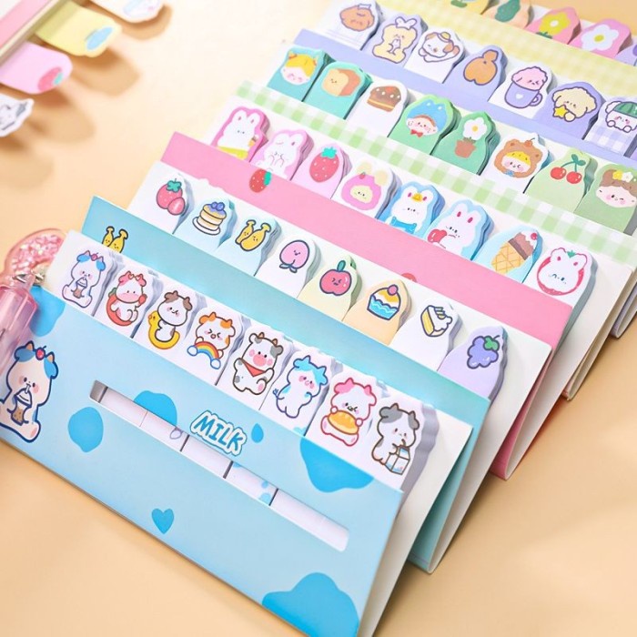 Jual Produk Terbaik] PEMBATAS BUKU STICKY NOTE CARTOON ANIMAL/KERTAS ...