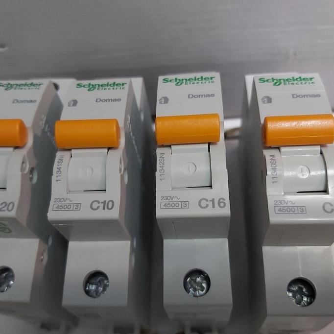 Jual MCB Domae 1P Schneider Domae 6A 10A 16A 20A SNI | Shopee Indonesia