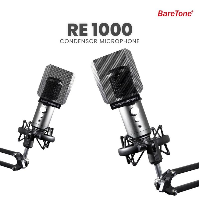 Jual BARETONE Microphone RE1000 | Shopee Indonesia