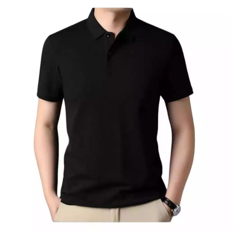 Jual Kaos Polo Slim Pria Kaos Kerah Polos Baju Wangki Cowo Atasan Pria ...