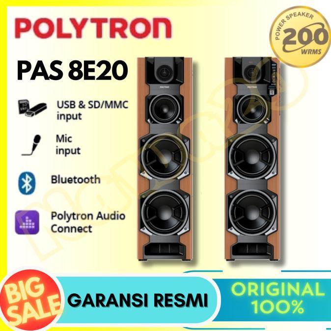 Jual Polytron Speaker Aktif Pas 8E20 Karaoke Pas8E20 Active Audio Bluetooth Amoreedipsy | Shopee ...