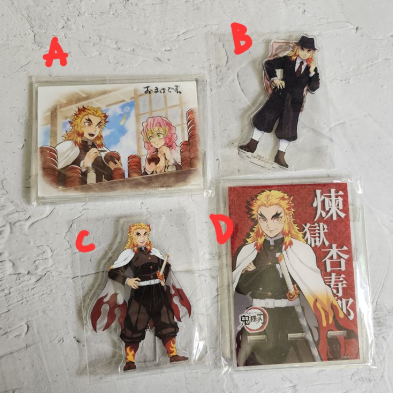 Jual official merch kimetsu no yaiba rengoku acrylic stand layer ...