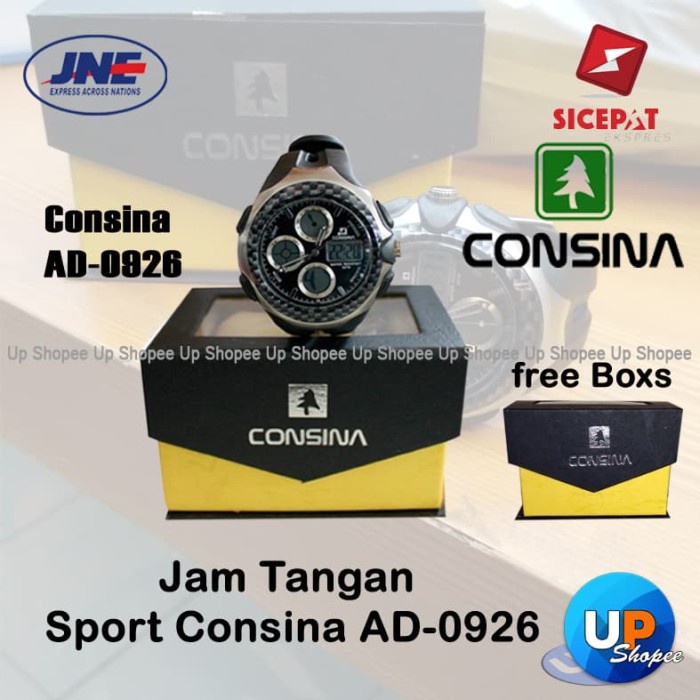 Jual Diskon Jam Tangan Sport Consina Ad-0926 Water Resistant | Shopee ...
