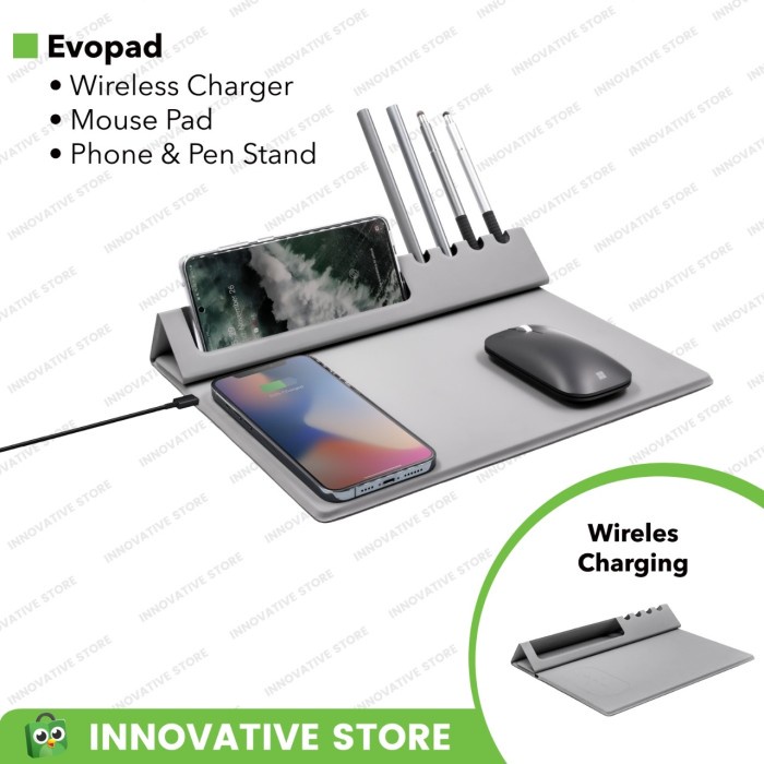 Jual EVOPAD Multifunction Workspace Organizer Wireless Charger by ...