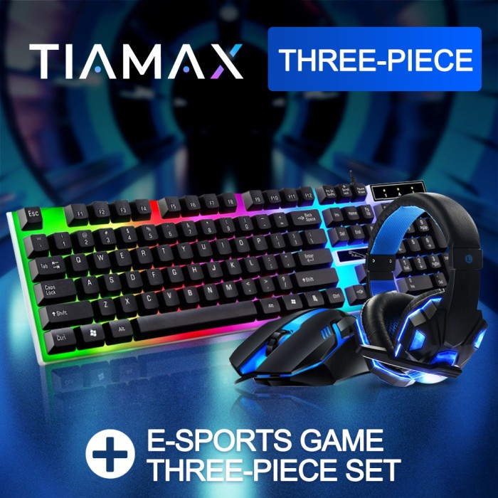 Jual Keyboard Gaming Keyboard Mechanical Paket Gaming Keyboard Dan ...