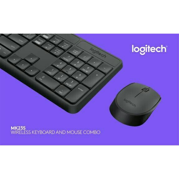 Jual Logitech MK235 Wireless Keyboard Combo With Mouse MK 235 | Shopee Indonesia