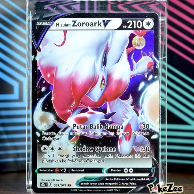 Jual Hisuian Zoroark V RR - Kartu Pokemon Indonesia TCG | Shopee Indonesia