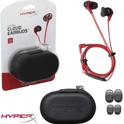 Jual HyperX Cloud Earbuds Gaming Ear phones with Mic Hyper X earphone ...