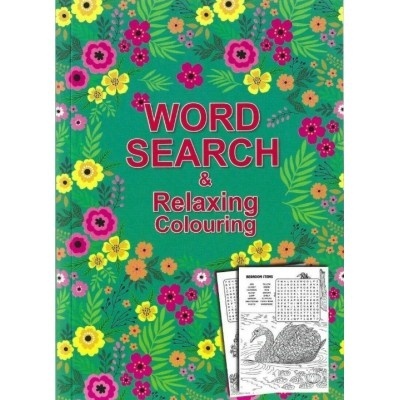 Jual A5 Wordsearch & Relaxing Colouring Book (Green) | Shopee Indonesia