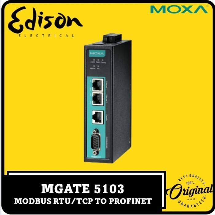 Jual Ready Moxa Mgate 5103 1-Port Modbus Rtu/Tcp/Ethernet/Ip-To-Profinet Gateway Diskon | Shopee ...