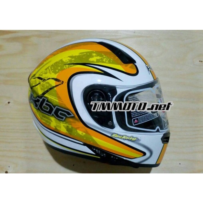 Jual [New] Kbc Helmet Vk - Zero Yellow White Terbatas | Shopee Indonesia