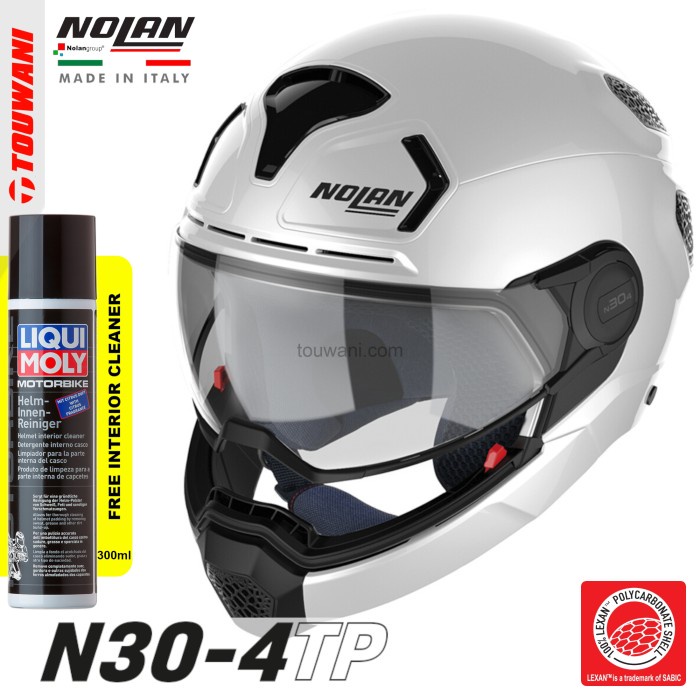 Jual [New] Helm Nolan N30-4 N304 Tp Classic Metal White Terbaru | Shopee Indonesia