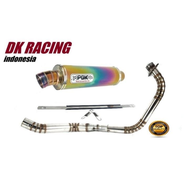 Jual [Original] Knalpot Racing Jupiter Mx New 135 Pdk Rainbow Full ...