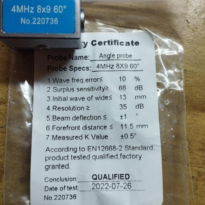 Jual Probe Sudut Ultrasonic Flaw Detector, Harga Satuan Sudut 45,60,70 ...