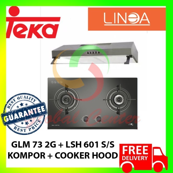 Jual [New] Paket Kompor Tanam Dan Cooker Hood Linea Glm 73 2G Lsh 601 S/S Terbaru | Shopee Indonesia
