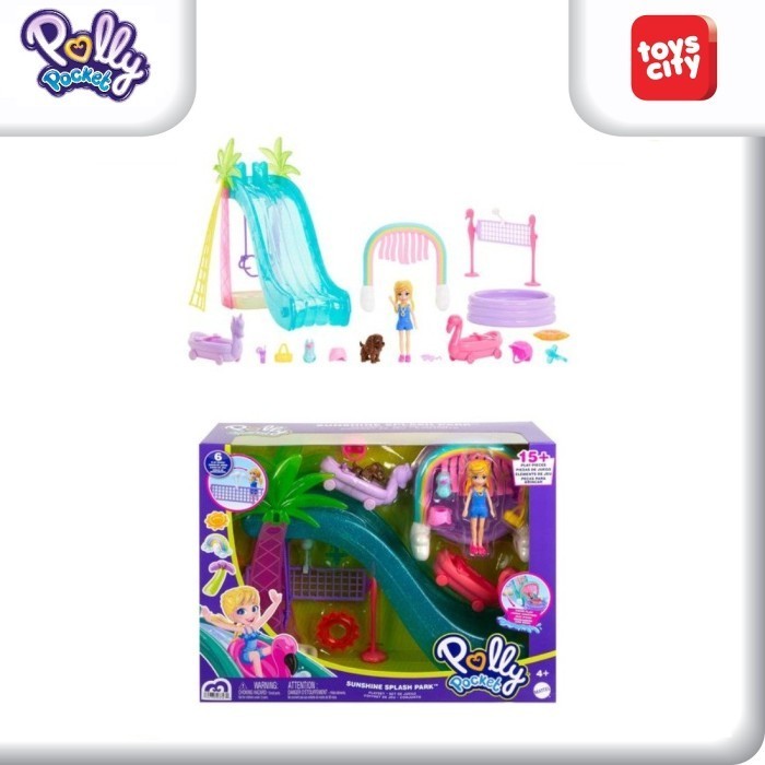 Jual [Ori] Polly Pocket Sunshine Splash Park Playset Mainan Anak Set ...