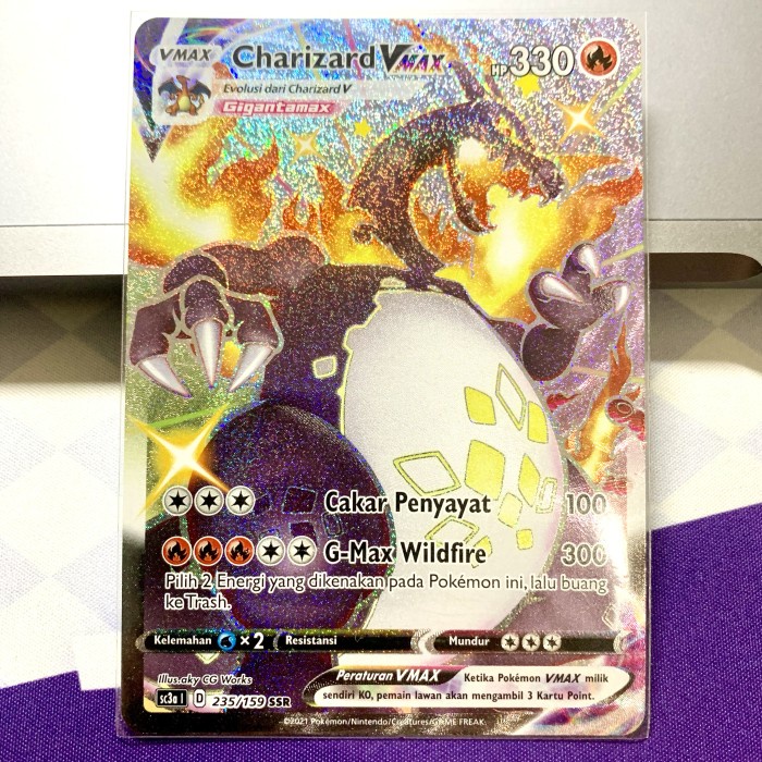 Jual Baru Pokemon Tcg Indo - Shiny Charizard Vmax Ssr / V-Max ...