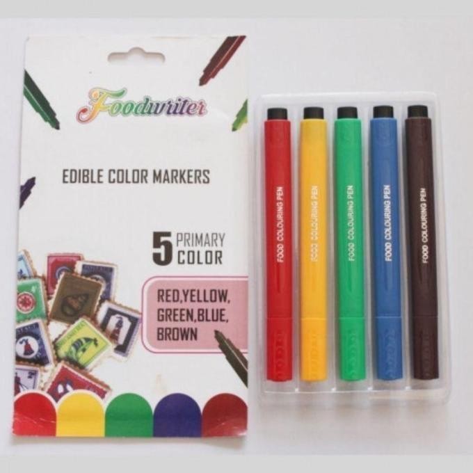 Jual Spidol Food Writer Colour / Spidol Untuk Makanan Edibel Clour Pen ...