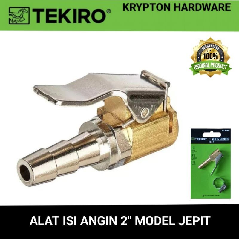 Jual tekiro air Chuck / alat isi angin ban 2" model jepit | Shopee ...