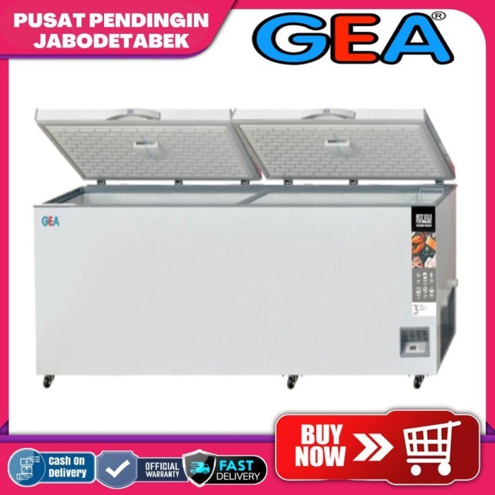 Jual [Baru] Gea Chest Freezer Ab-1200-T-X / Freezer Gea Ab1200 / Ab ...