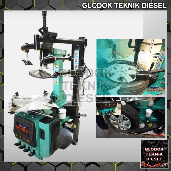 Jual [New Ori] Wipro Mesin Pembuka Ban Mobil Motor Otomatis Tire Changer Tc 1445 Limited ...
