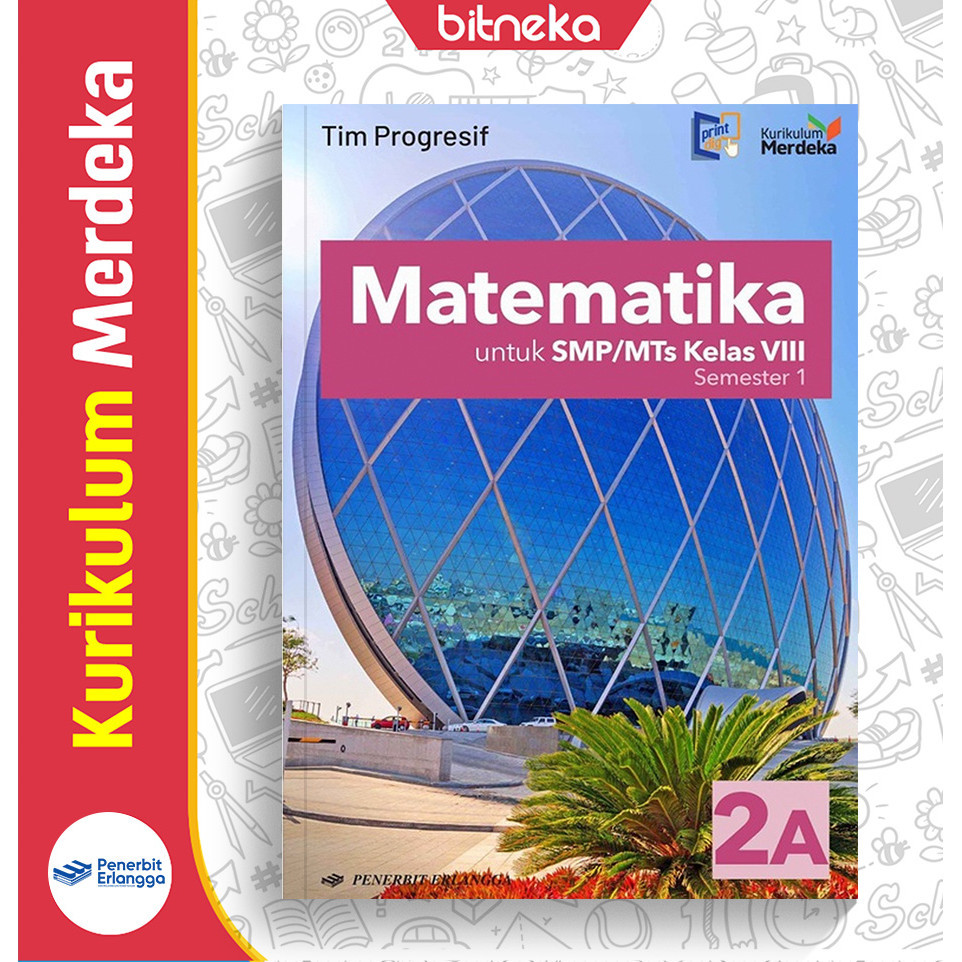 Jual Buku Teks Siswa Matematika Jilid 2A SMP/MTs Kelas 8 - Tim ...