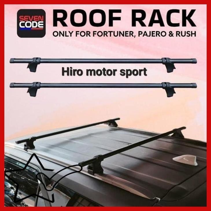 Jual [HMB] CROSS BAR ROOF RACK AL NEW PAJERO FORTUNER RUSH | Shopee ...