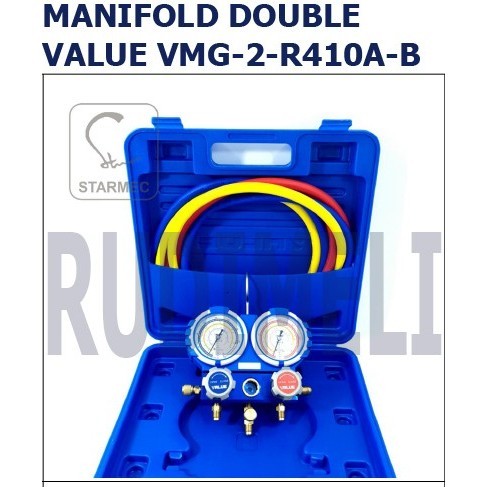 Jual Value Double Manifold R410A Value Vmg-2-R410A-B / Manifold Value ...