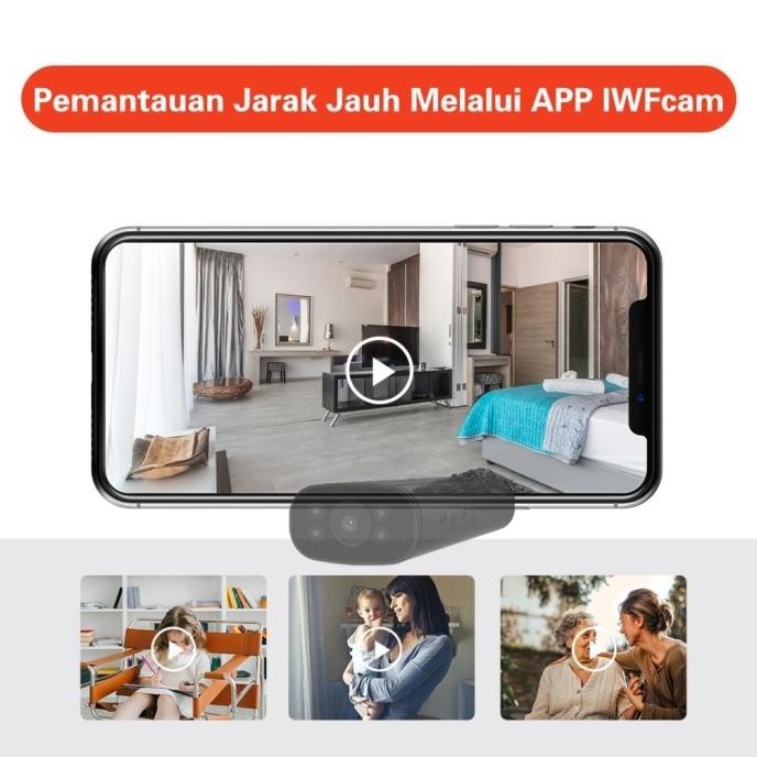 Jual Baru Xihancam 2Mp Kamera Kecil Wifi Cctv Mini Tersembunyi Spy ...