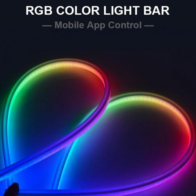 Jual Lampu LED Alis DRL Flexible Matrix WRGB App 30cm 60cm RGB Matrix ...