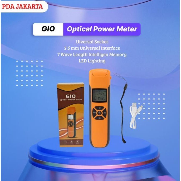 Jual Optical Power Meter G10 mini Rechargeable|G10 OPM - G1000 -70 ...