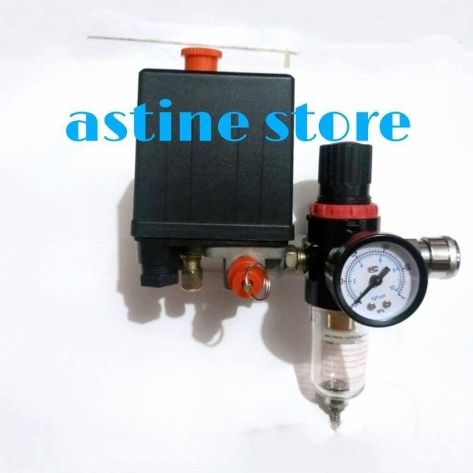 Jual Paket Set Regulator Filter Angin+Pressure Switch Otomatis ...