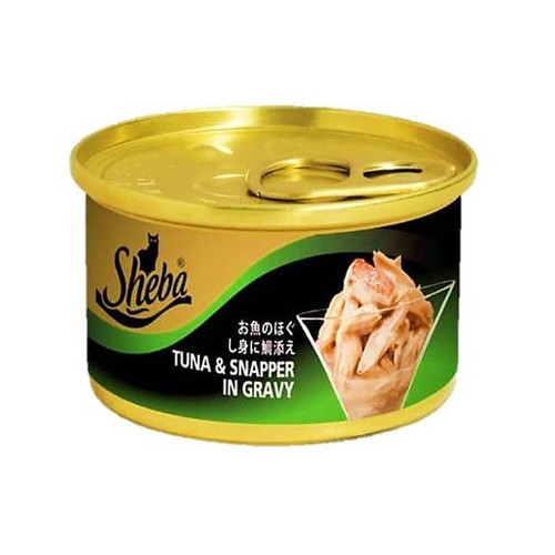 Jual Sheba Kaleng Tuna Snapper In Gravy 85 Gr, Makanan Basah Kucing ...