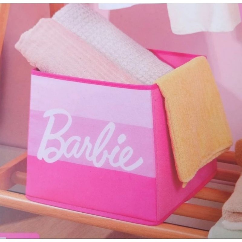 Jual Miniso Kotak Penyimpanan Barbie - Barbie Collection Fabric Storage ...
