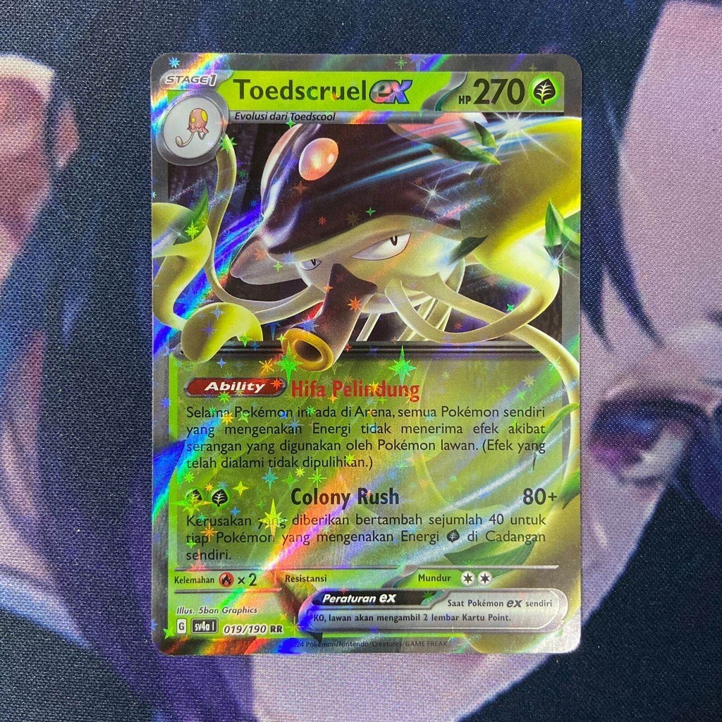 Jual pokemon (ID) toedscruel ex - SV4a 019/190 - RR | Shopee Indonesia