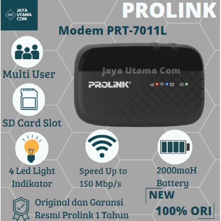 Jual Modem MIFI / WIFI 4G Prolink PRT7011L | Shopee Indonesia