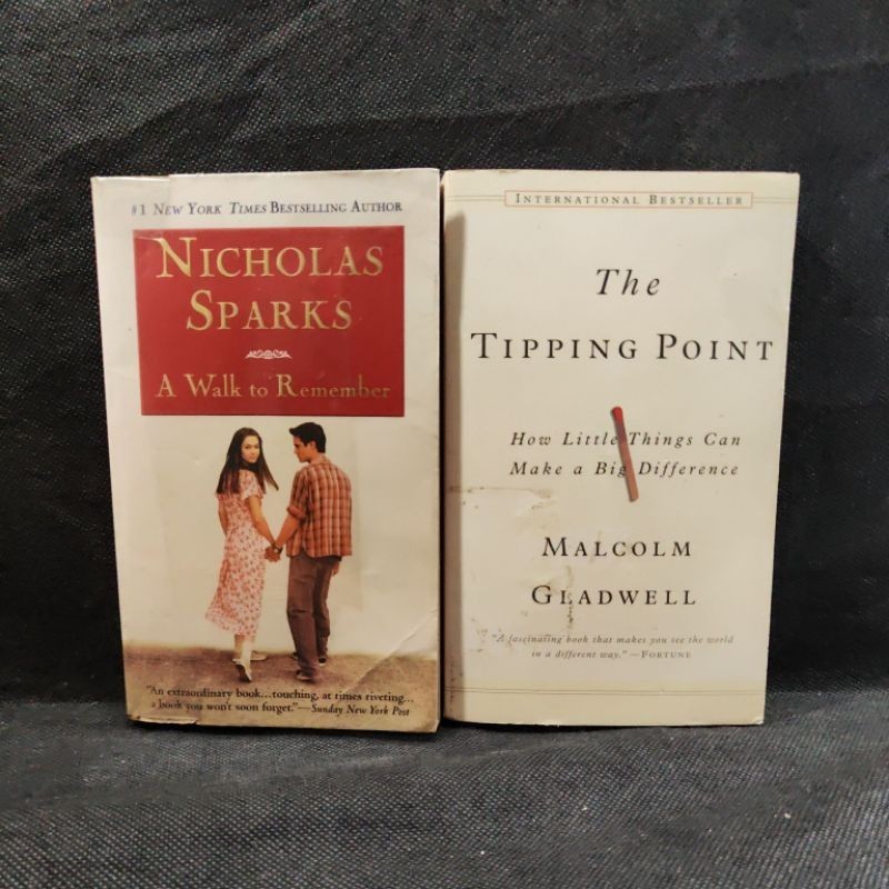 Jual Buku / Novel A Walk to Remember, The Tipping Point, Nicholas ...