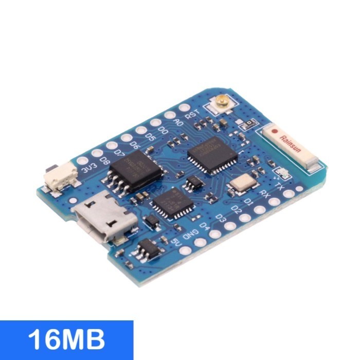 Jual WeMos D1 Mini Pro ESP8266 WiFi 16MB External Antenna | Shopee ...