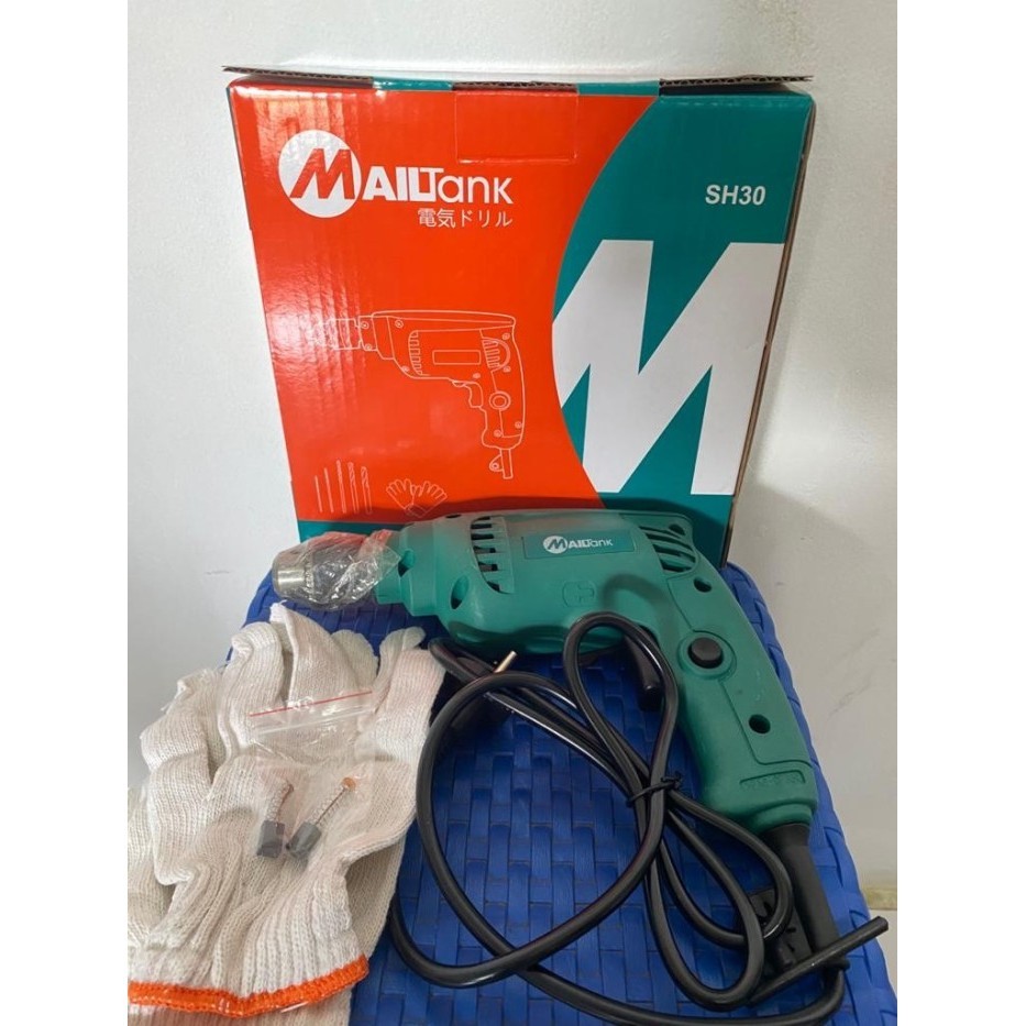Jual Mailtank Set Electrik Drill Sh 30 Bor 10Mm Dan Gerinda Tangan Sh ...