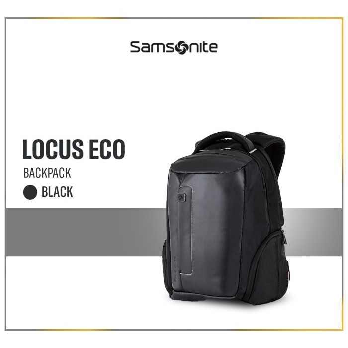 Jual Samsonite Locus Eco LP Backpack V - Black | Shopee Indonesia