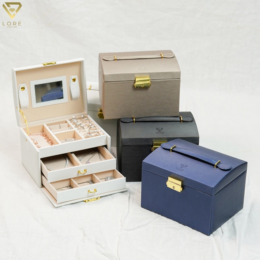 Jual Lore Jewellery - Jewelry Box Lore Logo Embossed with Safety ...