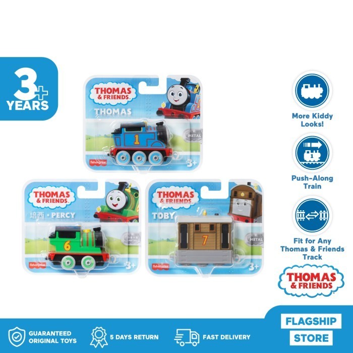 Jual Thomas & Friends Metal Engine Thomas, Percy, Toby Series | Shopee ...