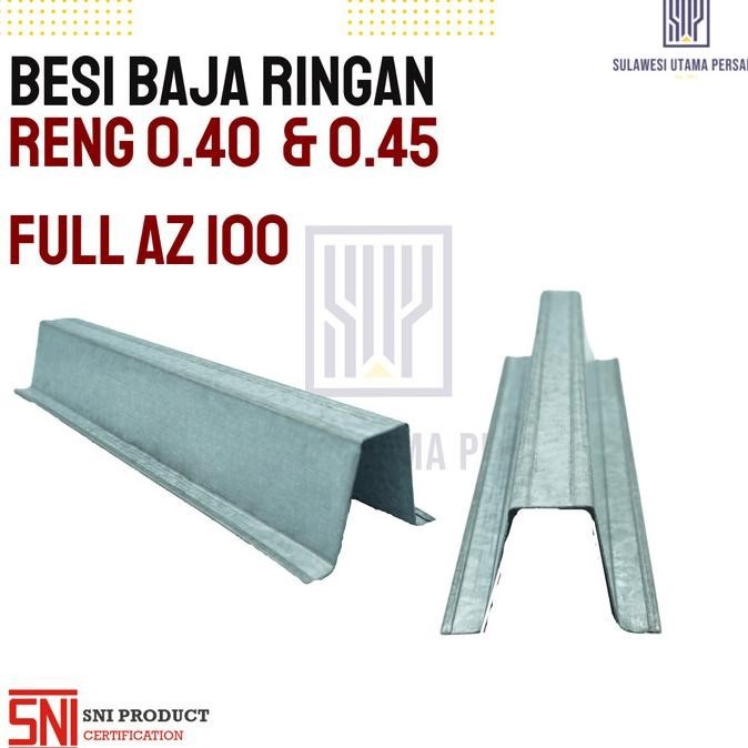 Jual ```````] Besi Reng Baja Ringan 0.40 dan 0.45 | Shopee Indonesia